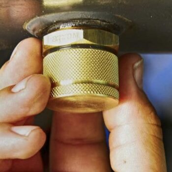 Aluminum Plug for Paccar Composite Oil Pan - Femco