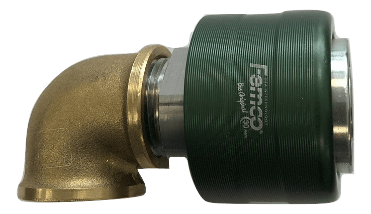 Double click drainer LB angled 90° 840004 - Femco