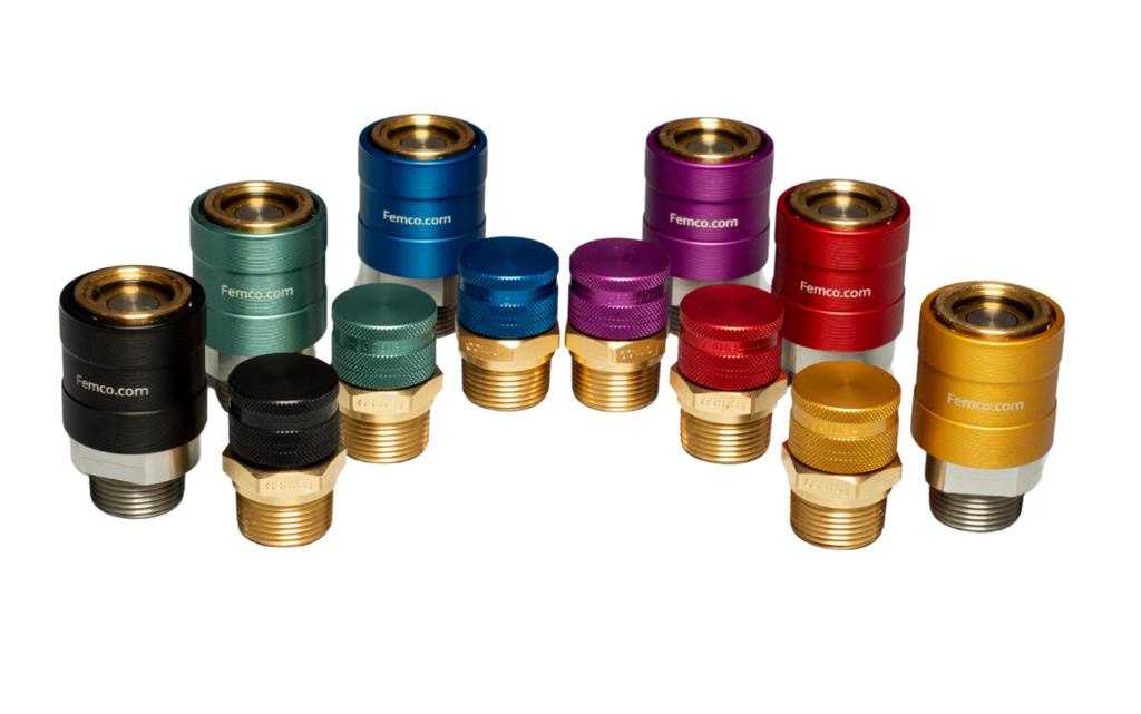 Color Coded Non-Drip Plugs - Femco